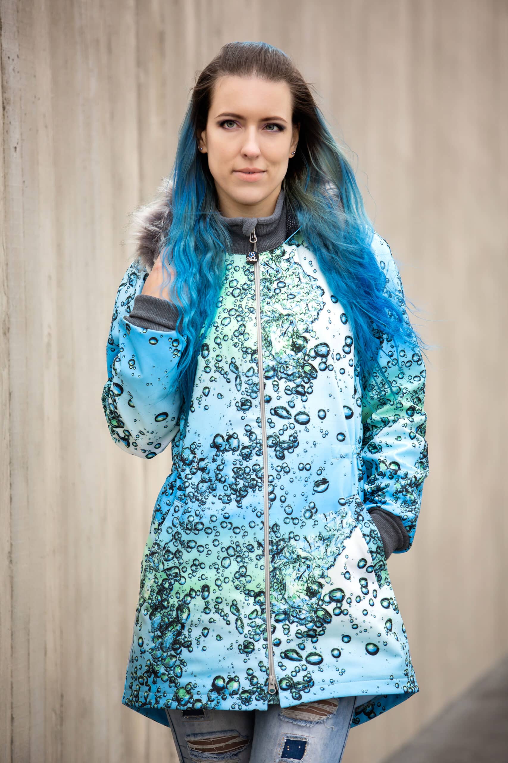 Naiste softshell parka "Mullid" - Pilveke