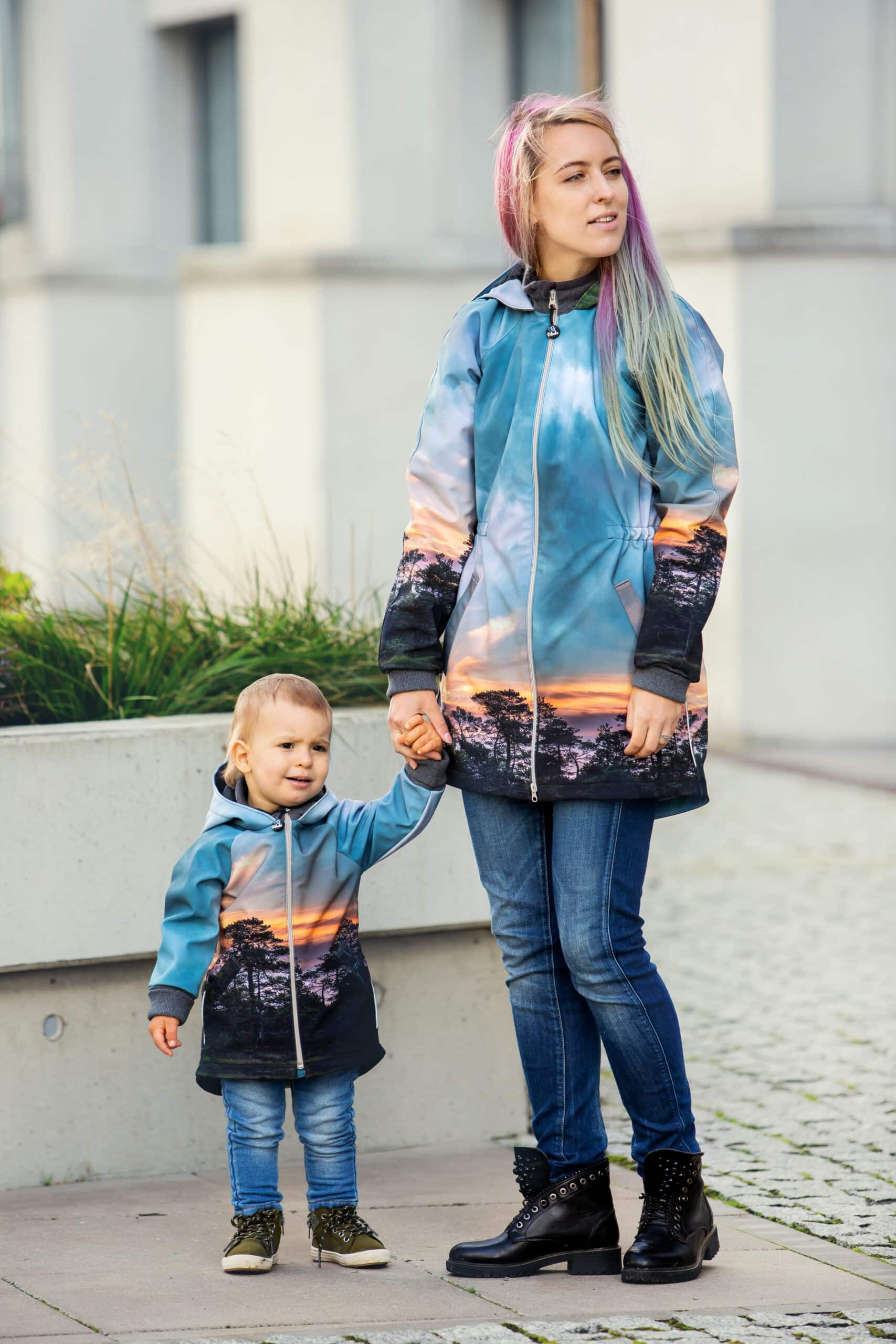 Softshell Naiste parka "Seli Raba" - Pilveke