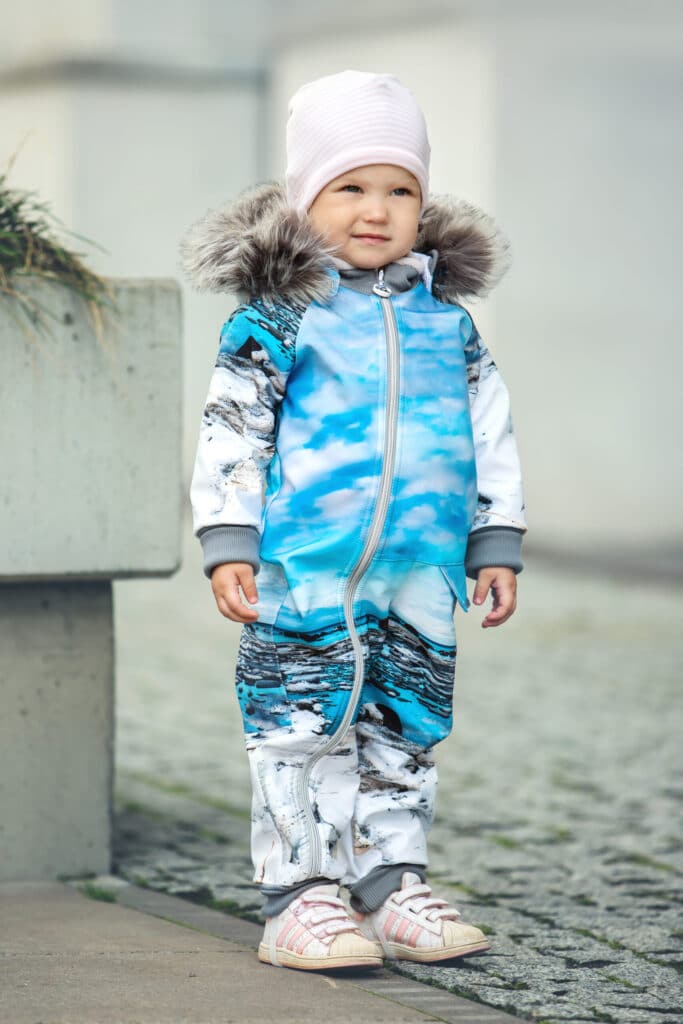 Softshell Laste kombe "Tabasalu Rand" - Pilveke