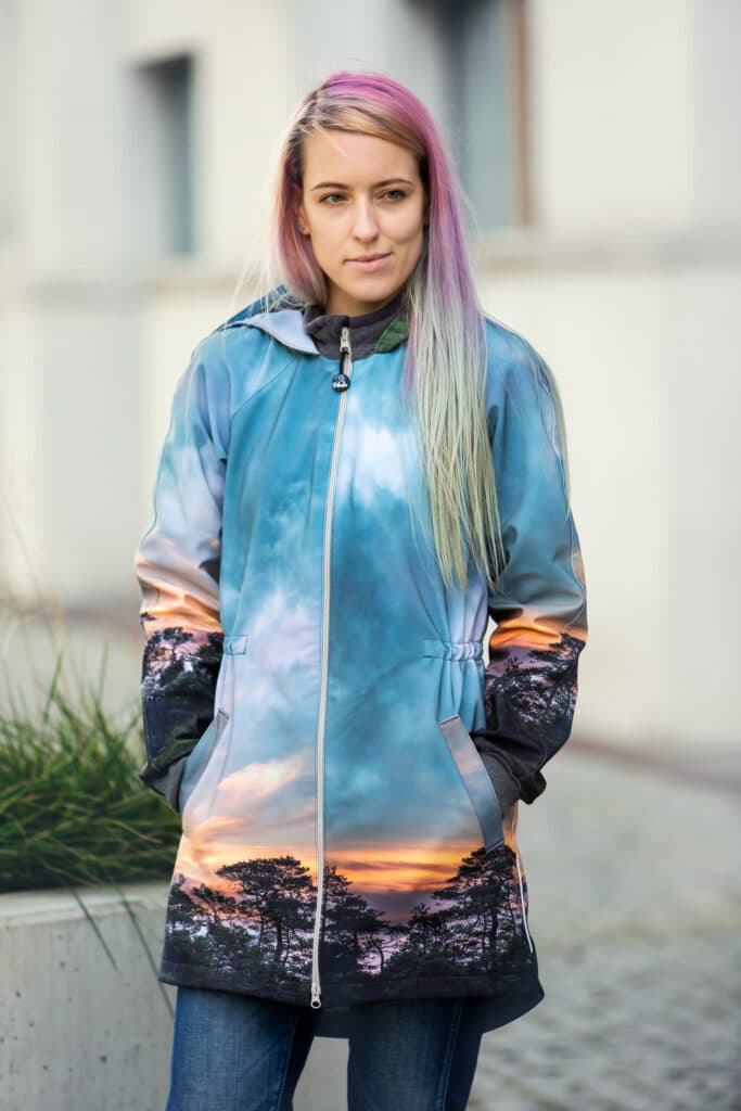 Softshell Naiste parka "Seli Raba" - Pilveke